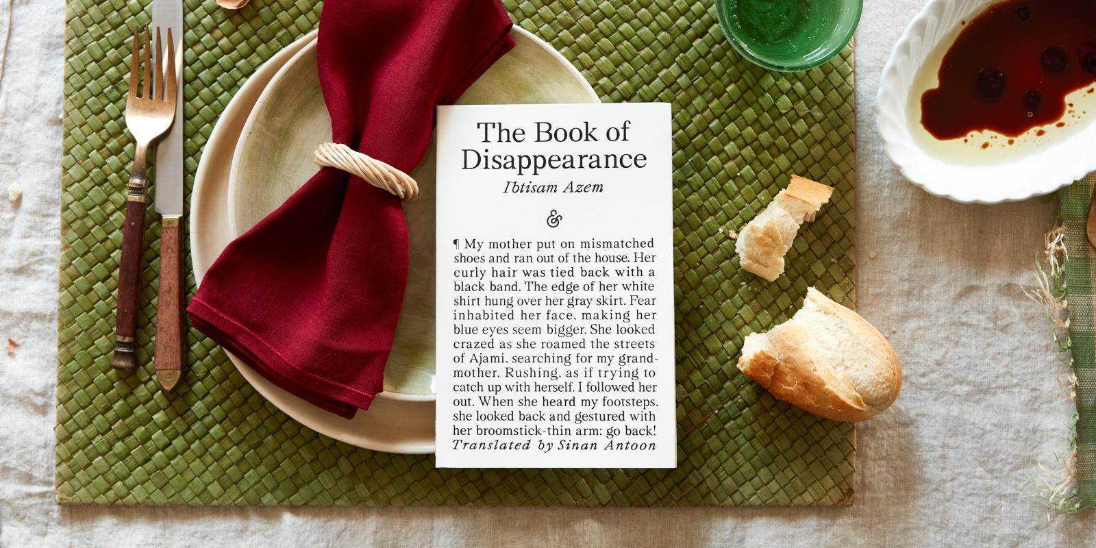 An extract from The Book of Disappearance by Ibtisam Azem, translated ...